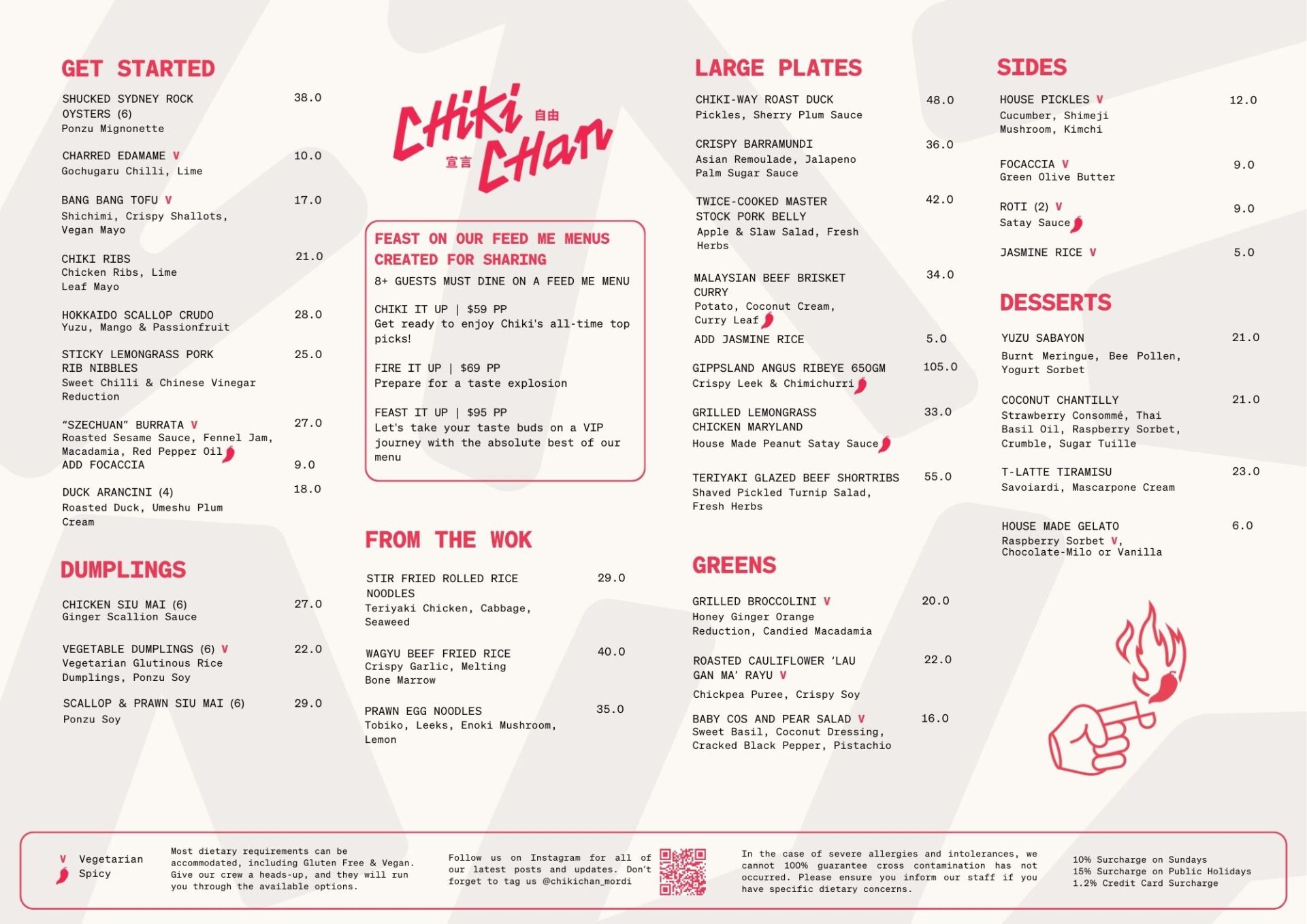 Menu - Chiki Chan