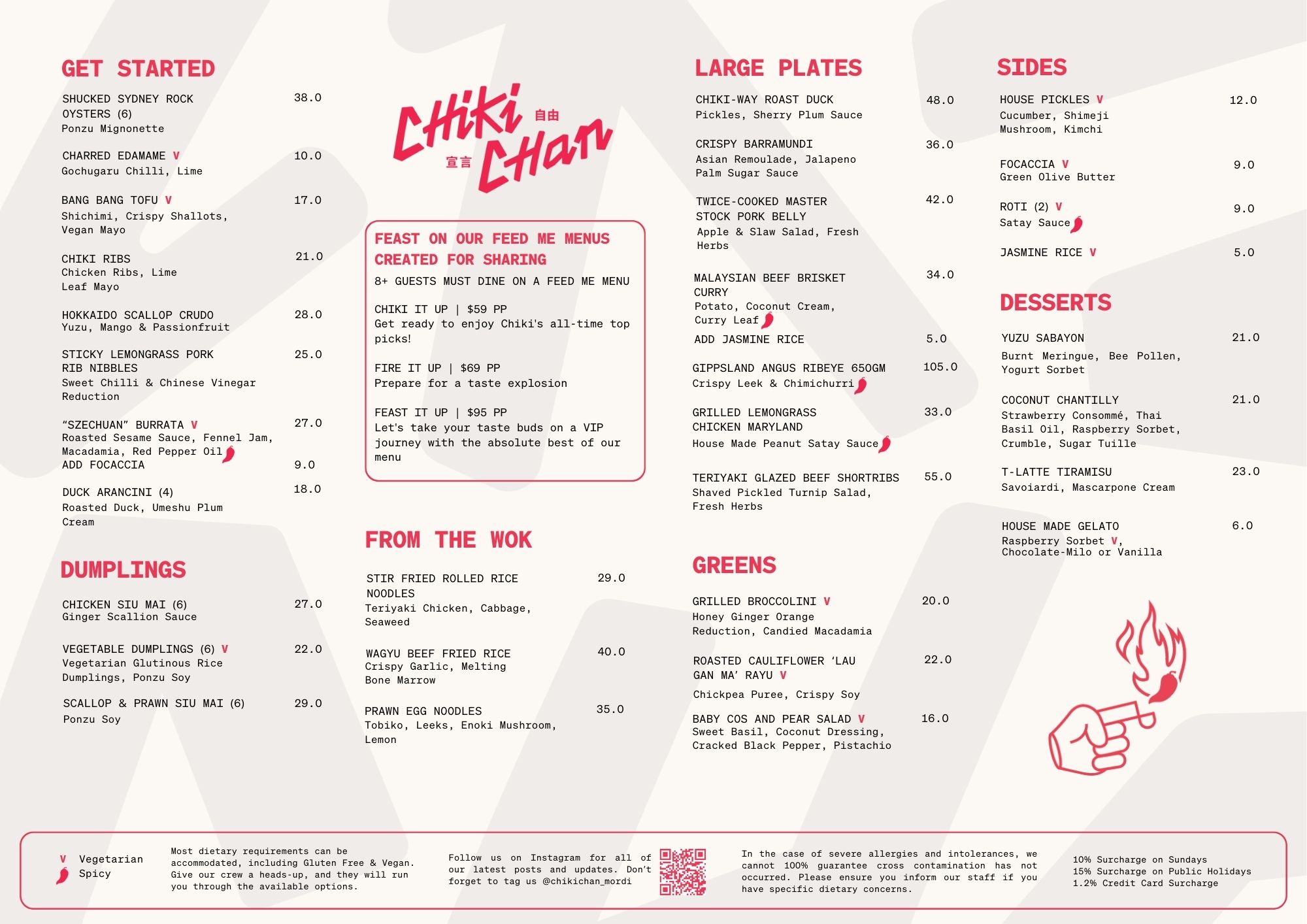 Menu - Chiki Chan